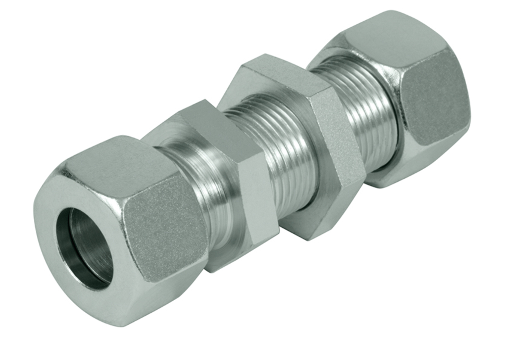 Straight bulkhead union SV